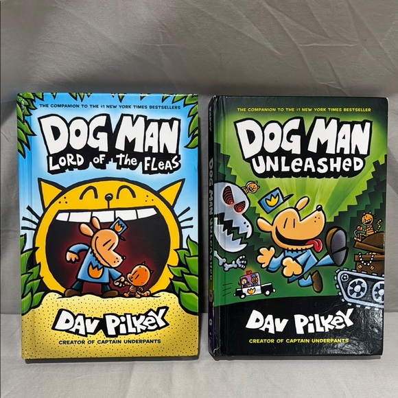Dog | Dog Man Book Set Of 2 By Dav Pilkey | Poshmark